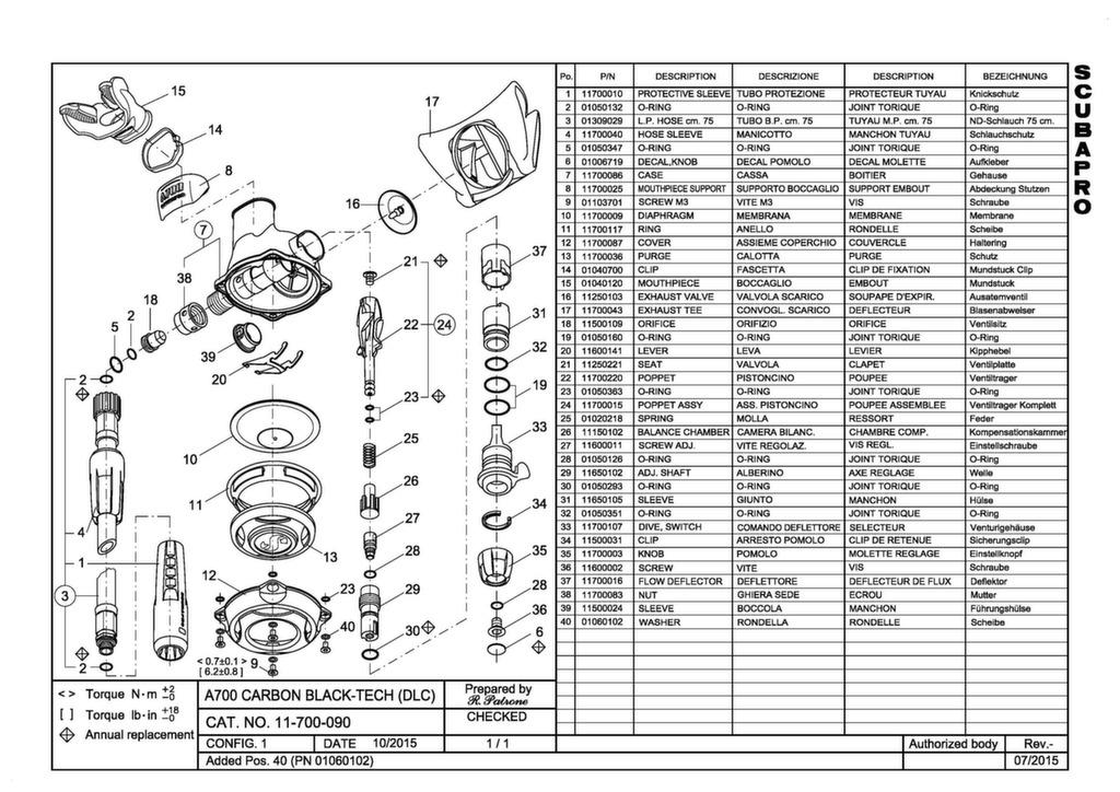 Scubapro A700 Carbon Black Tech – Tauchblog